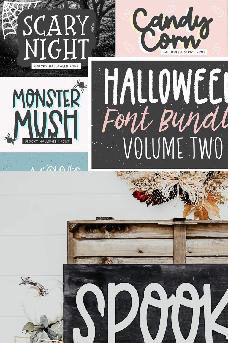 HALLOWEEN FONT BUNDLE Vol. 2 – MasterBundles