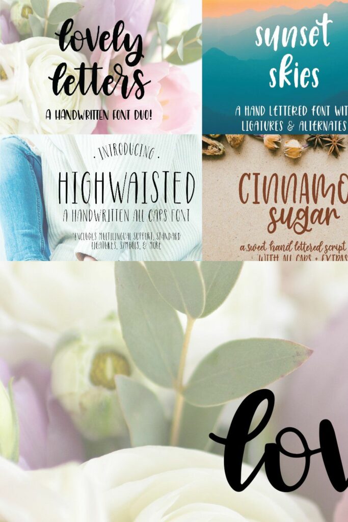 Hand Lettered Font Bundle – MasterBundles