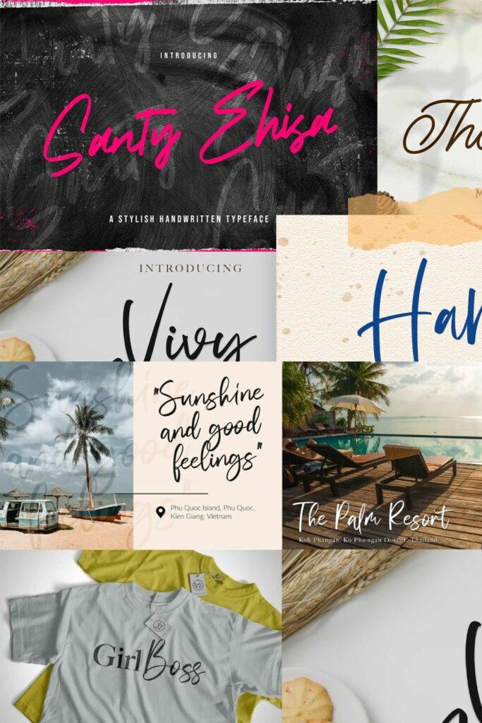 Handwritten Font Bundle Vol 16 – MasterBundles
