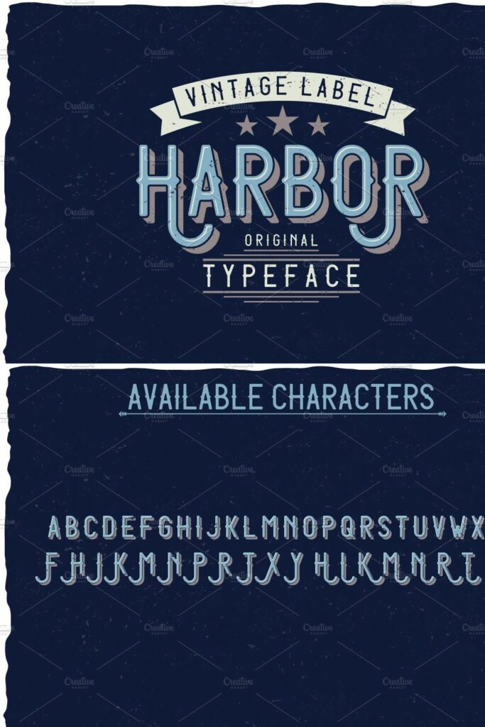 Harbor Vintage Label Typeface – MasterBundles
