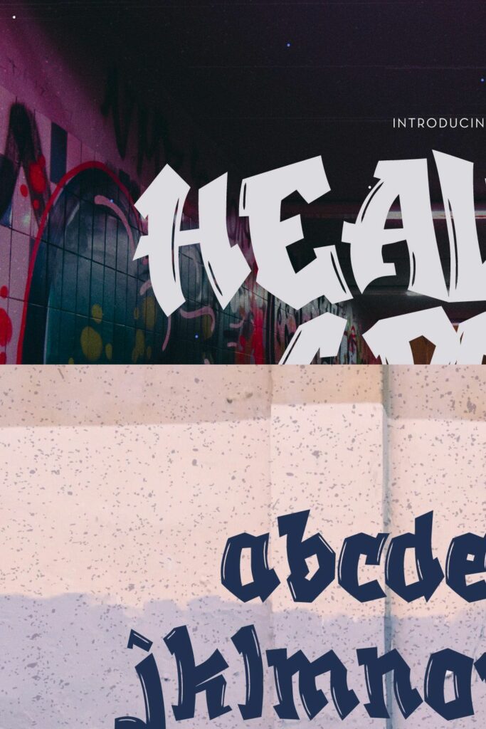 Heaven Spot - Rad Graffiti Display – MasterBundles