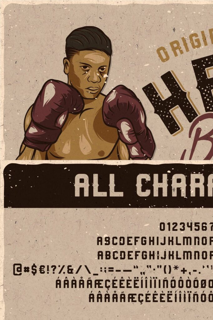 Heavy Boxing. Font Duo – MasterBundles