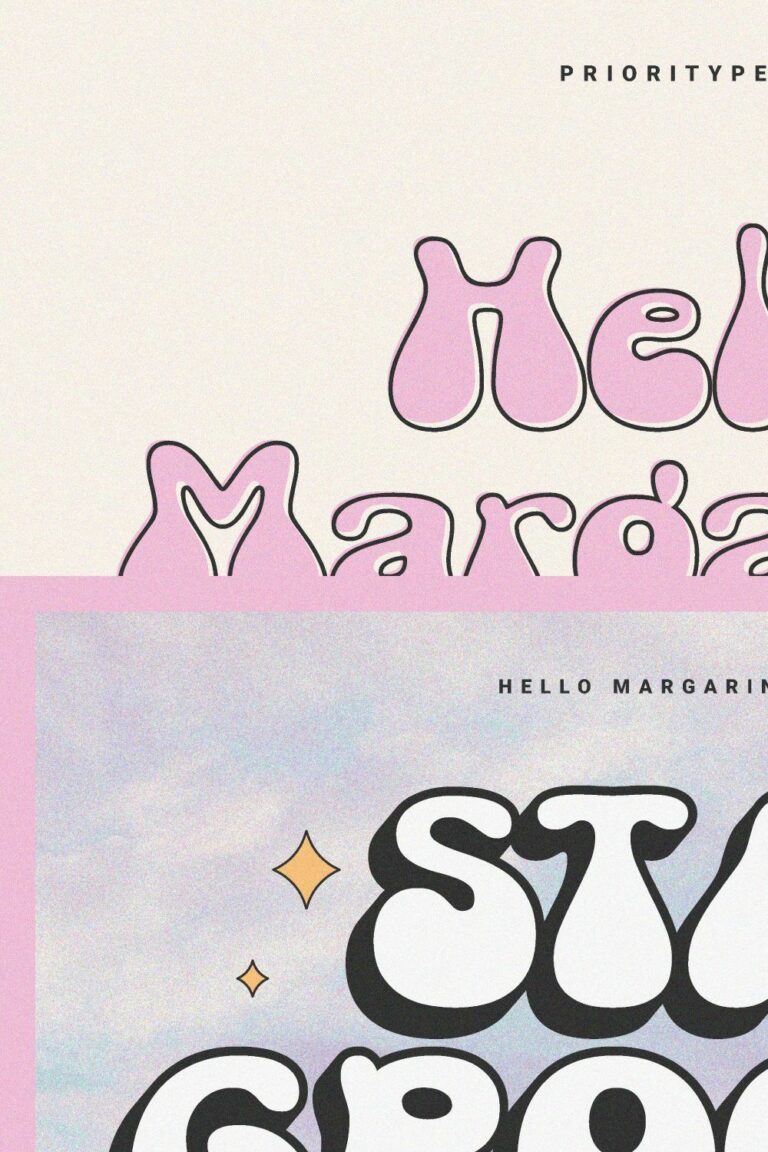 Hello Margarine - Groovy Font – MasterBundles
