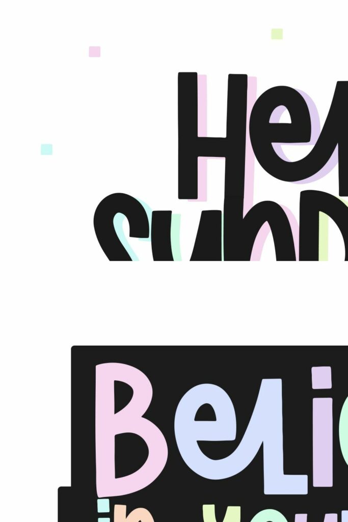 Hello Sunday | Fun Handwritten Font – MasterBundles