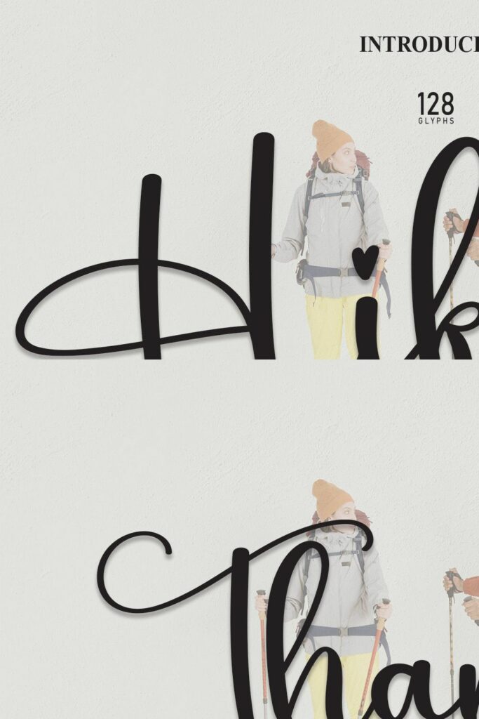 Hiking | Script Font – MasterBundles