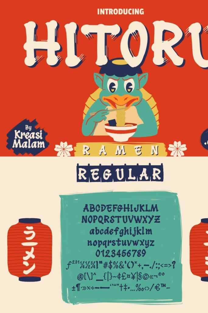 Hitoru Ramen Font – MasterBundles