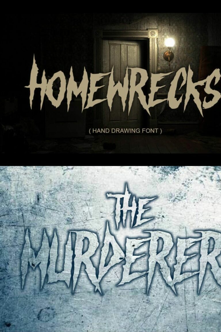 HOMEWRECKS ( horror metal font ) – MasterBundles