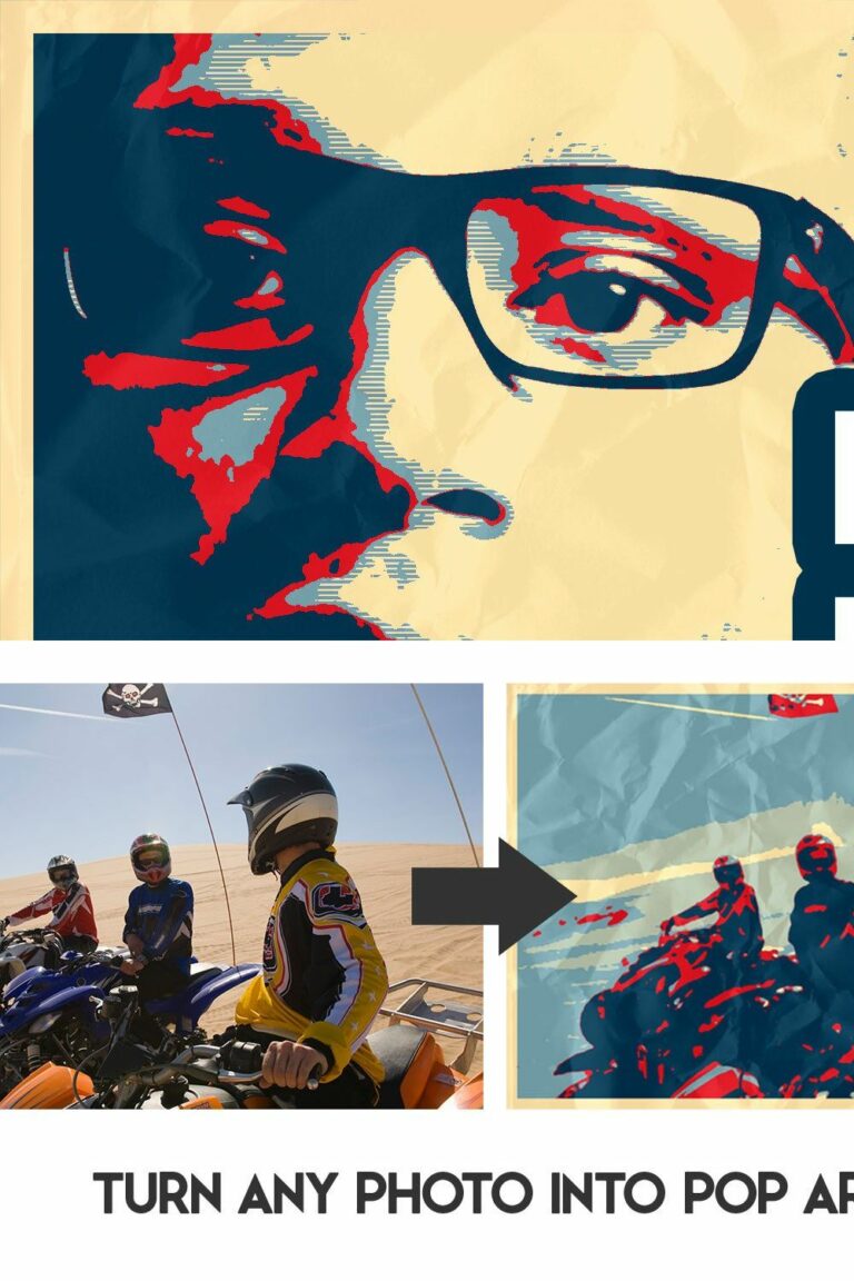 Hope Poster Pop Art Generator – MasterBundles