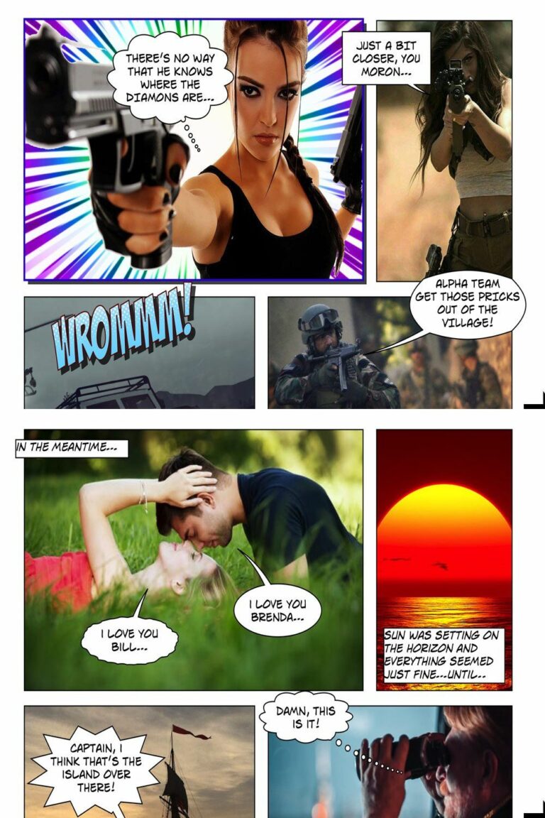 Illustrated Comic Book Generator – MasterBundles