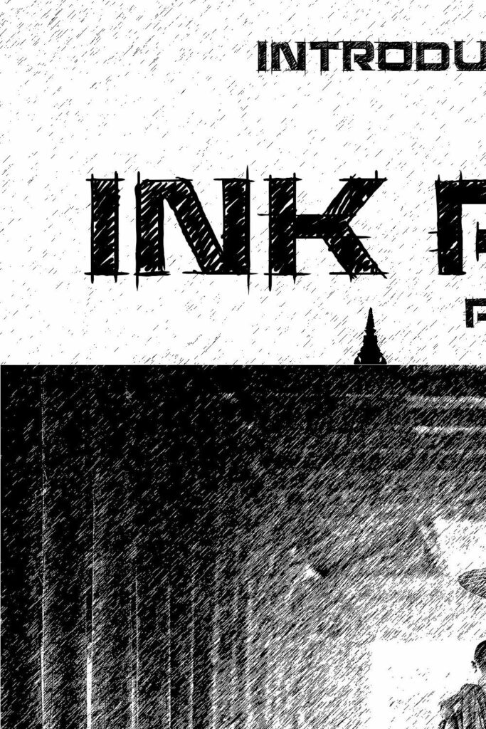 Ink Pen Photoshop Action – MasterBundles