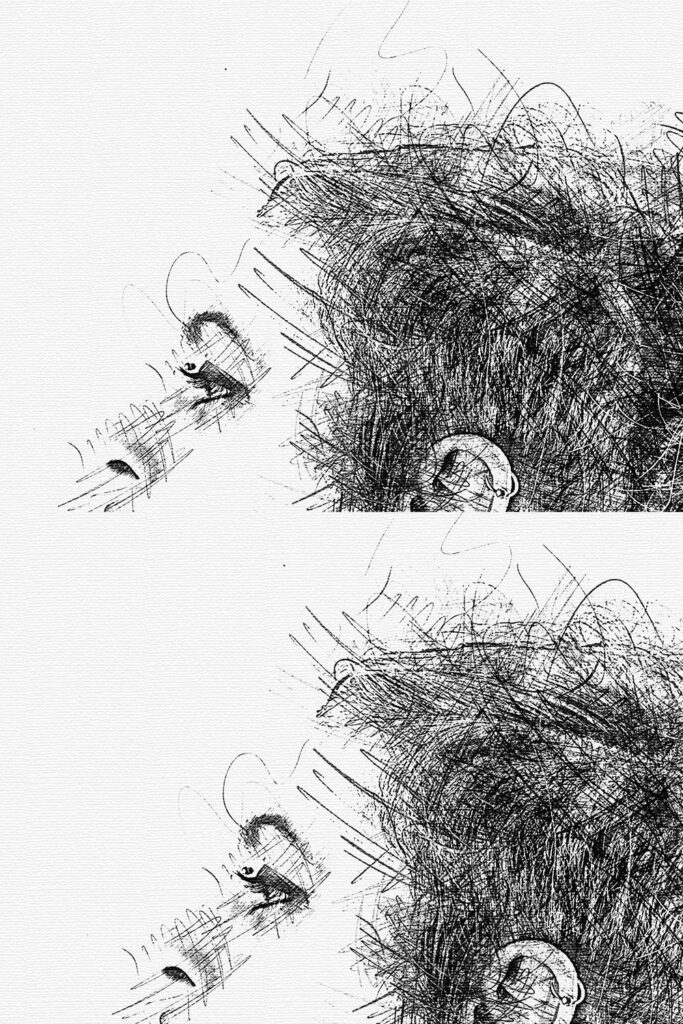 Ink Pen Sketch Photoshop Action – MasterBundles