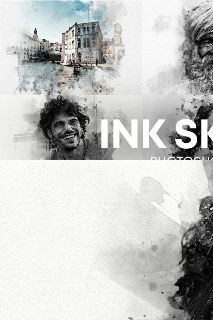 Ink Sketch Photoshop Effect – MasterBundles