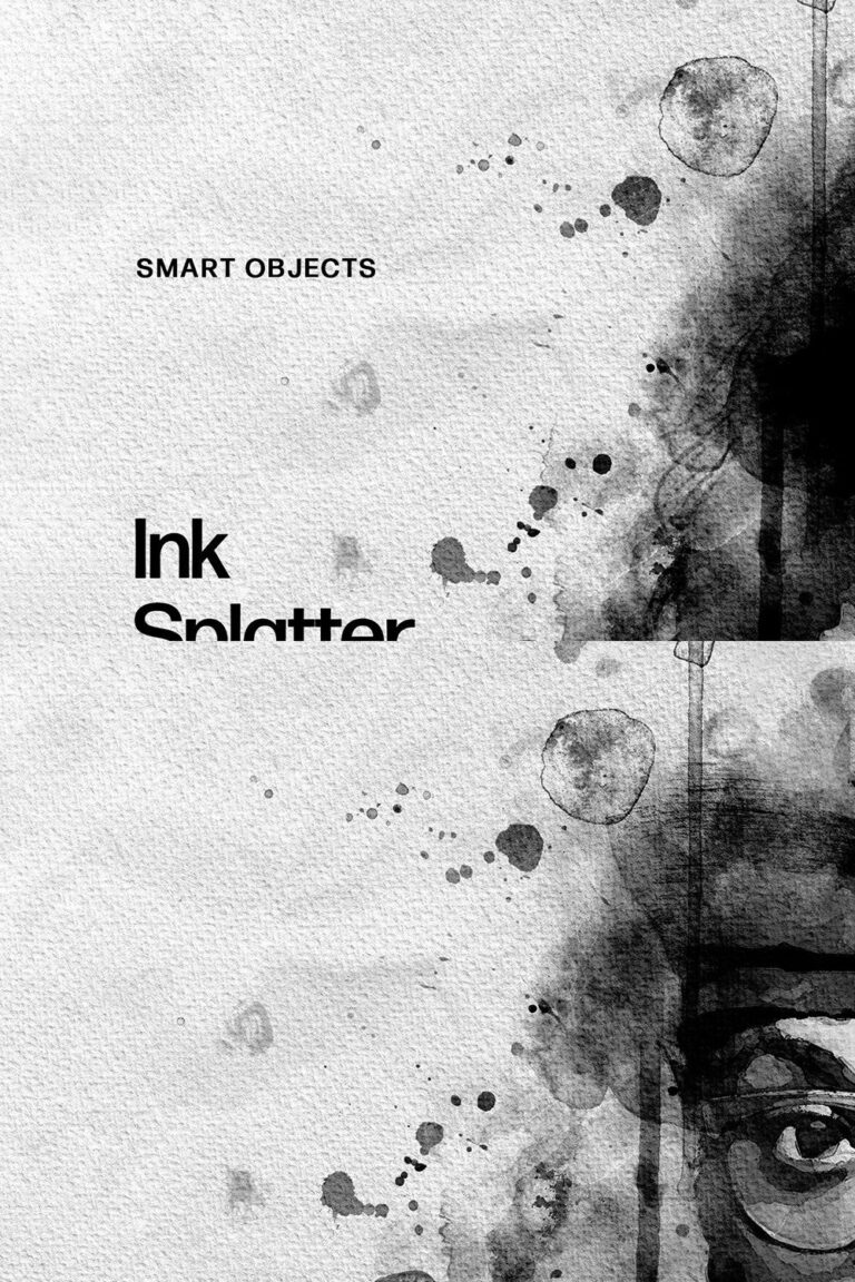 Ink Splatter Photo Effect – MasterBundles