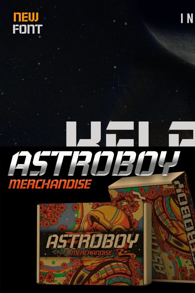 KelraStar - A Futuristic Typeface – MasterBundles