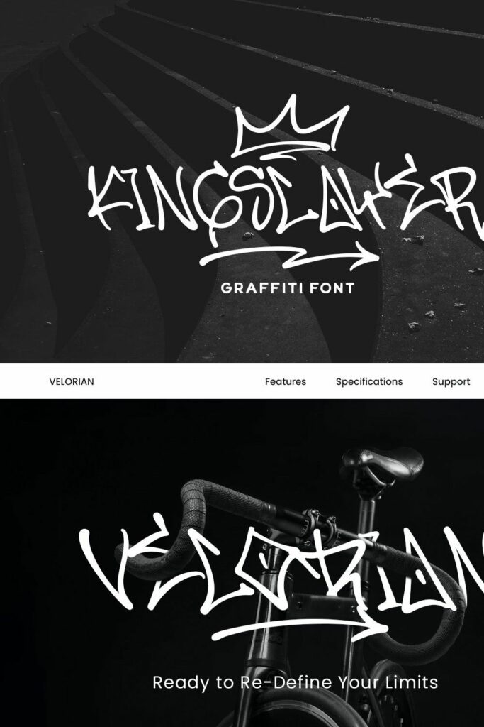 Kingslayer - Graffiti Font – MasterBundles