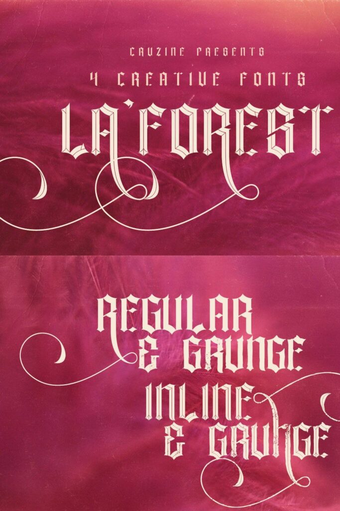La Forest Typeface – MasterBundles