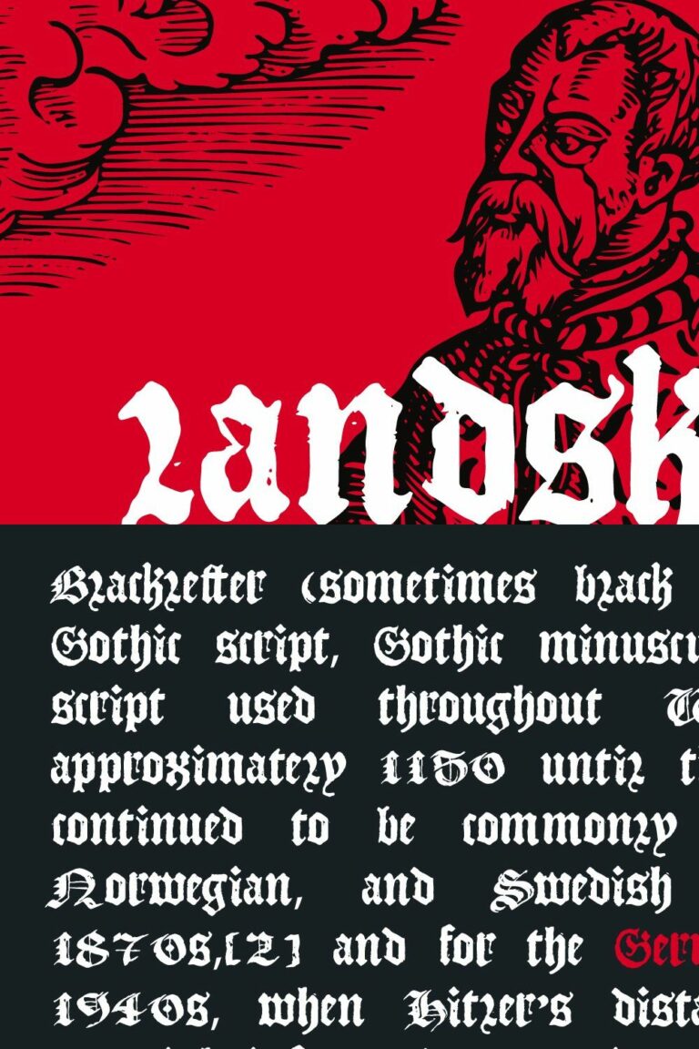 Landsknecht blackletter style font – MasterBundles