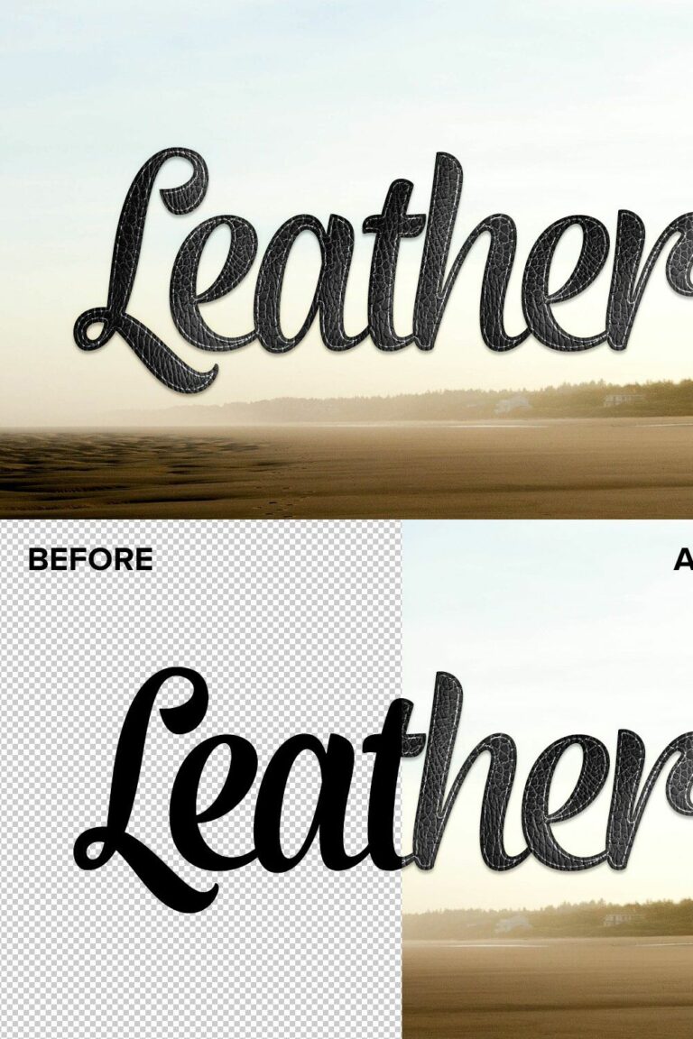 Leather Photoshop Layer Styles – MasterBundles