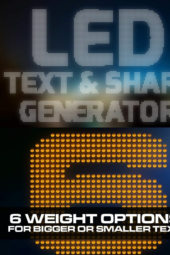 Led Text & Shape Creator – MasterBundles