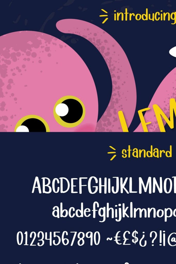 Lemon Lime Octopie Font Duo – MasterBundles