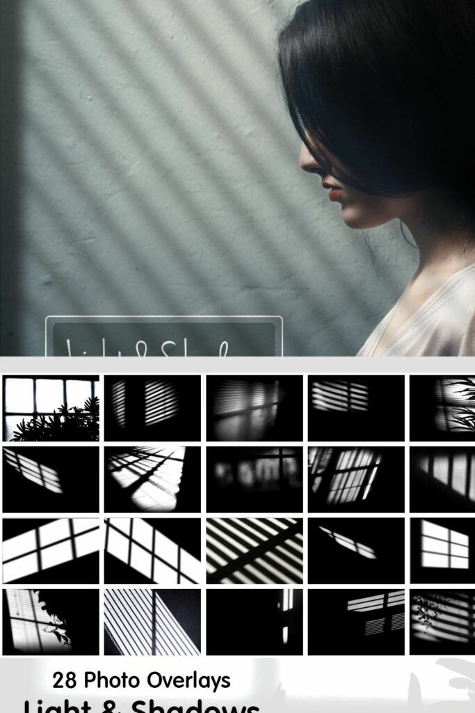 Light And Shadows. Window Overlays – MasterBundles
