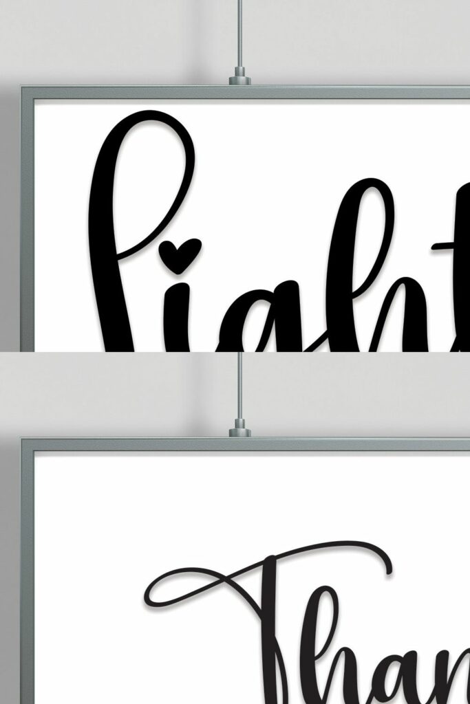 Lightbox | Script Font – MasterBundles