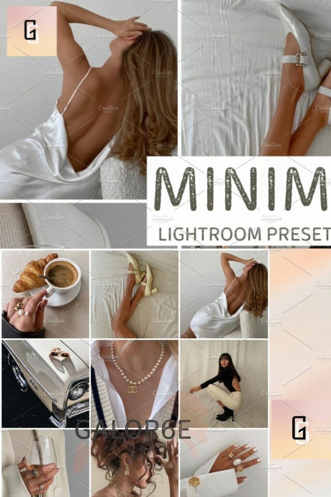 Lightroom Preset MINIMAL by GALOR6E – MasterBundles