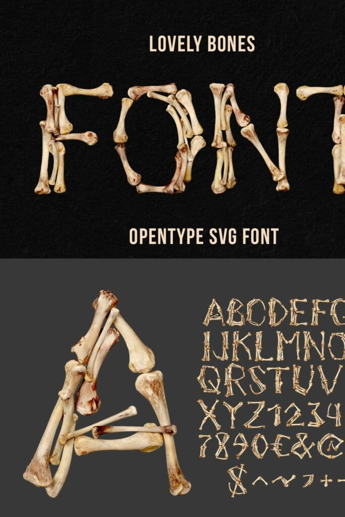 Lovely Bones Font – MasterBundles