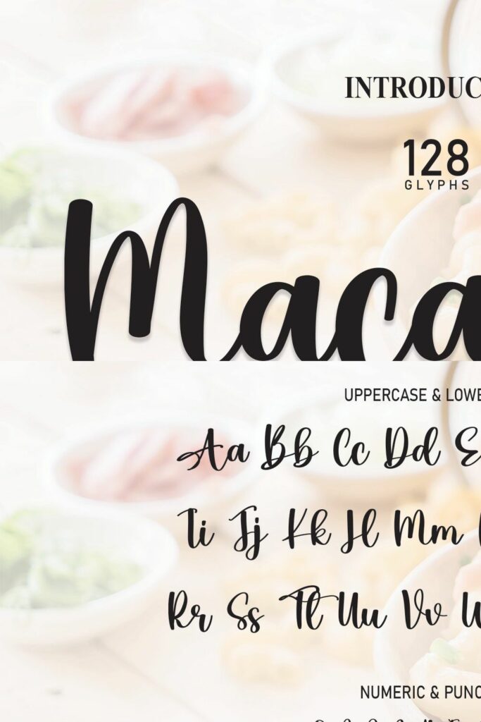 Macaroni | Script Font – MasterBundles