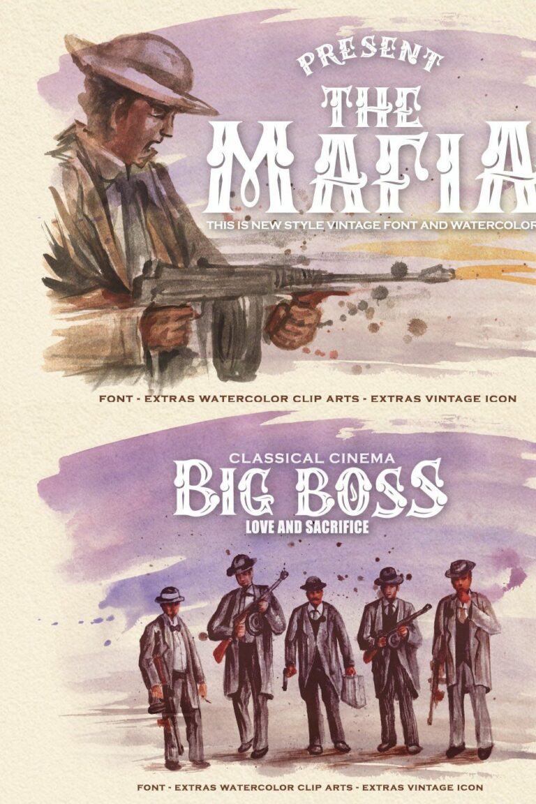 Mafia Font – MasterBundles