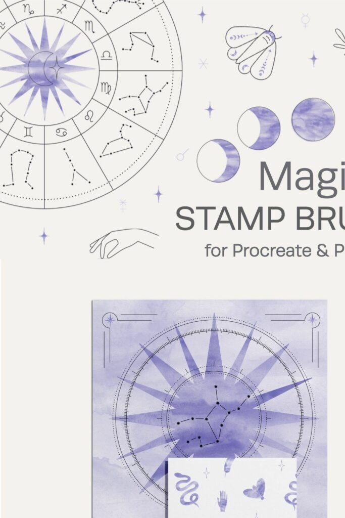 Magic Stamp Brushes for Procreate – MasterBundles