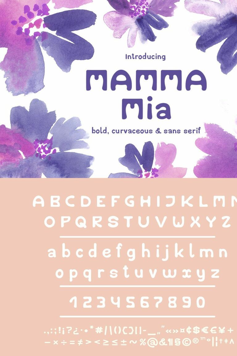 Mamma Mia / Fun Display Type – MasterBundles