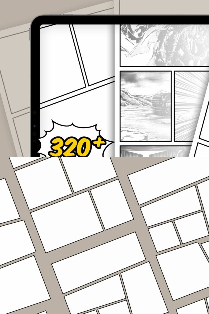 Manga Storyboard Layout Brushset – MasterBundles