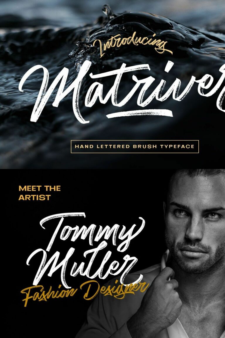 Matriver - Brush Font – MasterBundles