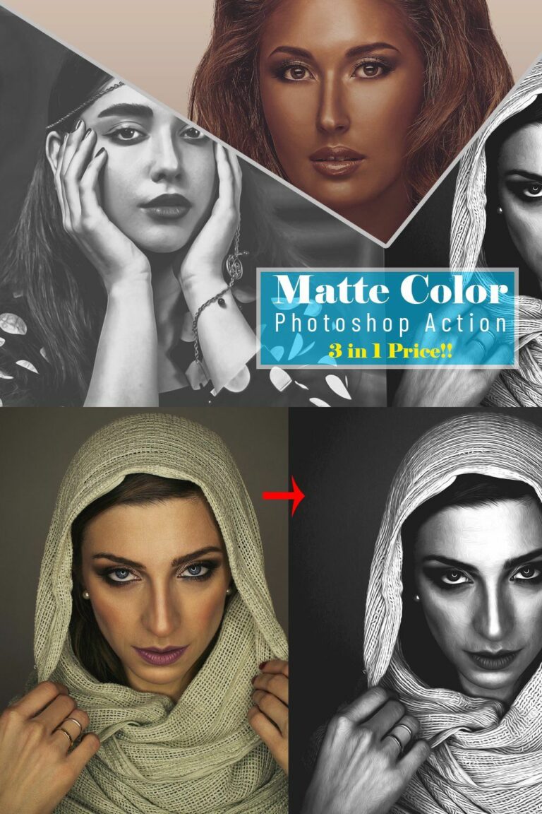 Matte Color Photoshop Action – MasterBundles