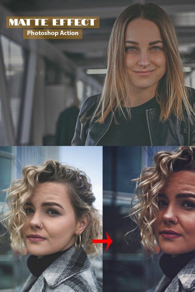 Matte Effect Photoshop Action – MasterBundles