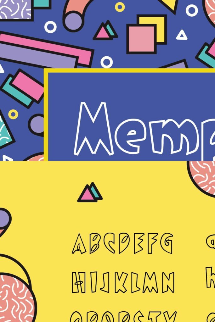 Memphis - Optimistic Typeface – MasterBundles