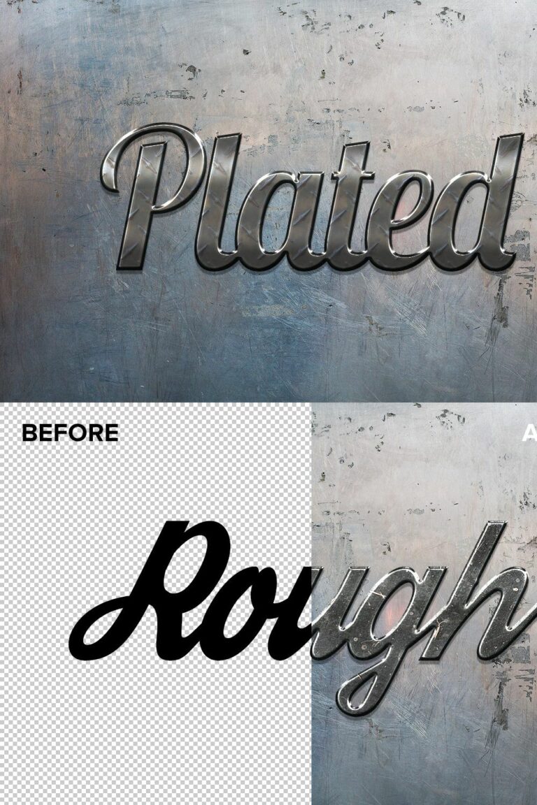 Metal Layer Styles for Photoshop – MasterBundles