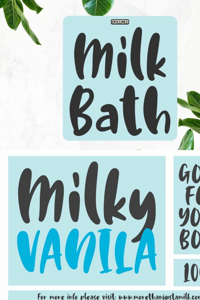 Milk Bath | Cute Handwritten Font – MasterBundles