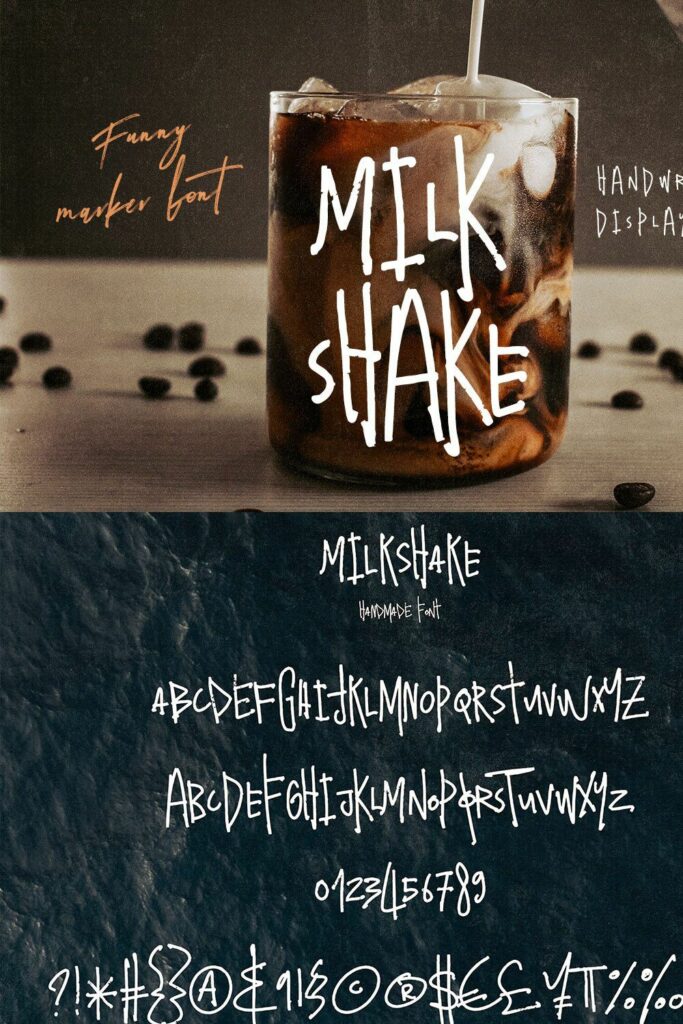 Milkshake - Crazy Handwritten Font – MasterBundles