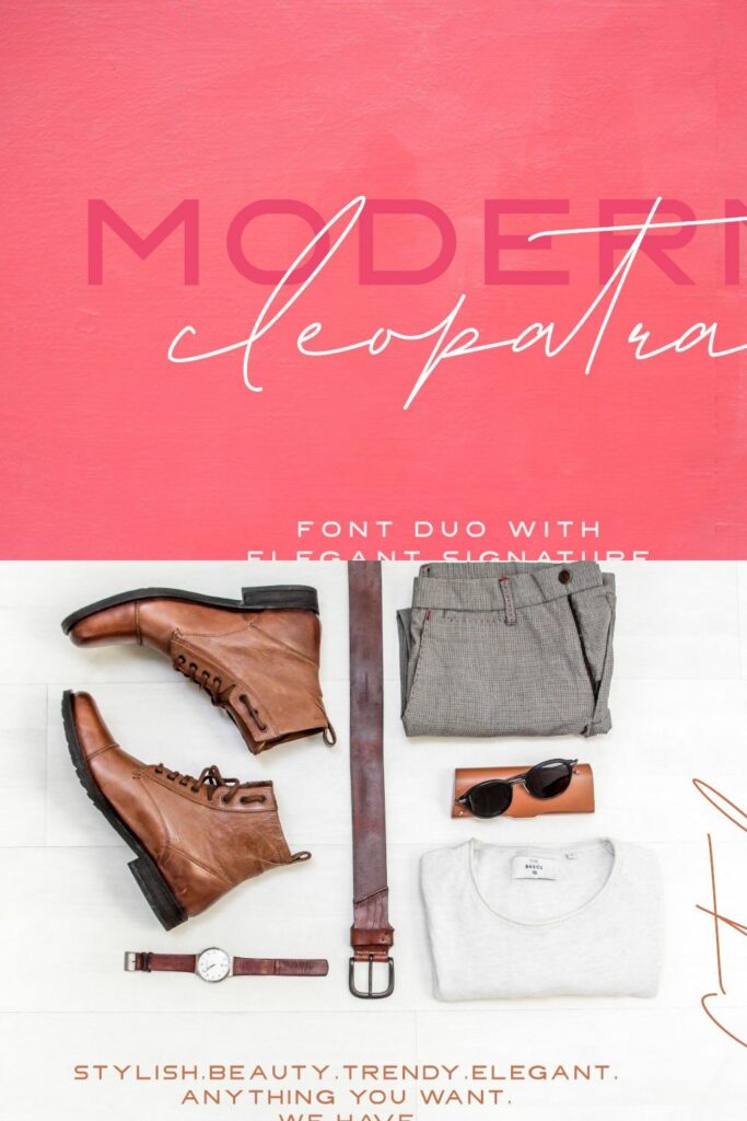 Modern Cleopatra | Font Duo – MasterBundles