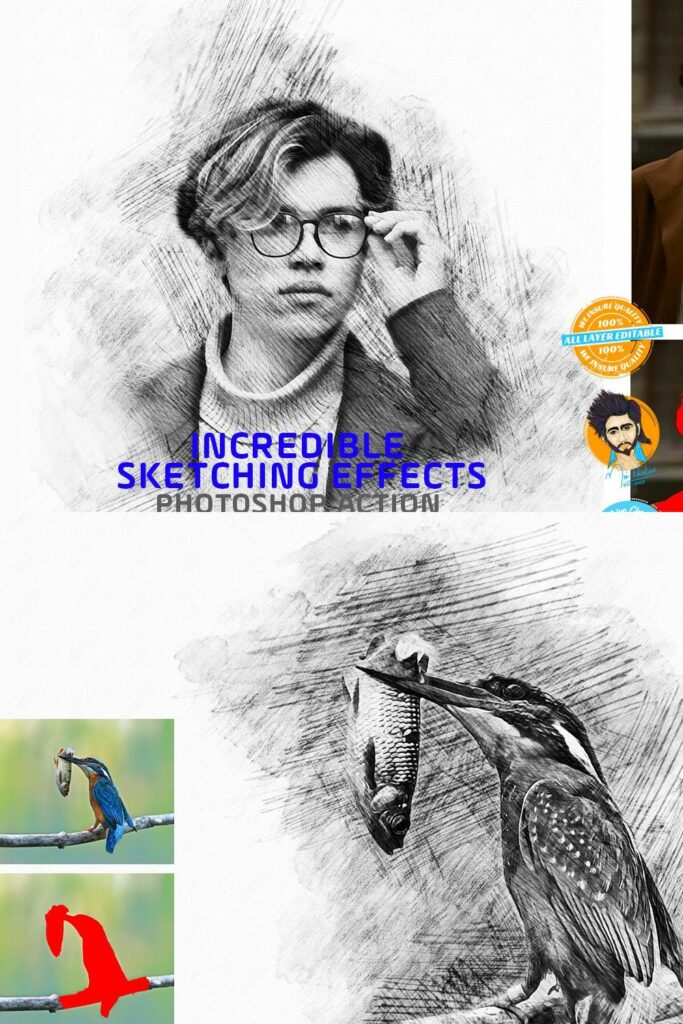 Modern Pencil Sketch – MasterBundles