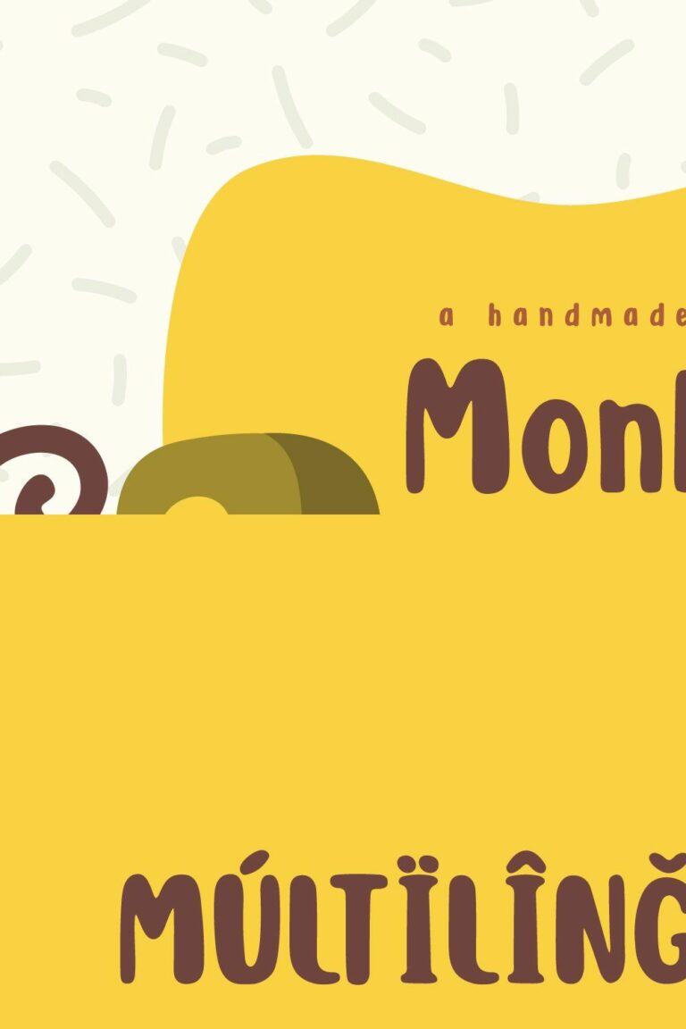 Monkey Font – MasterBundles