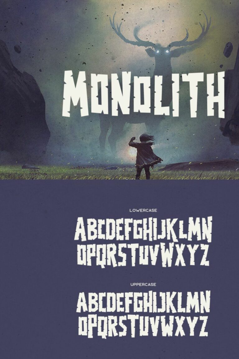 Monolith Typeface – MasterBundles