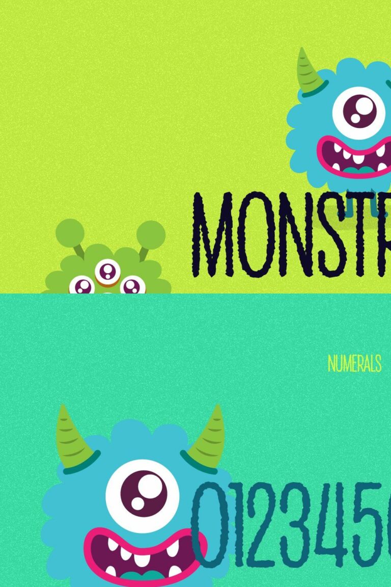 Monstrous - A Handmade Font – MasterBundles