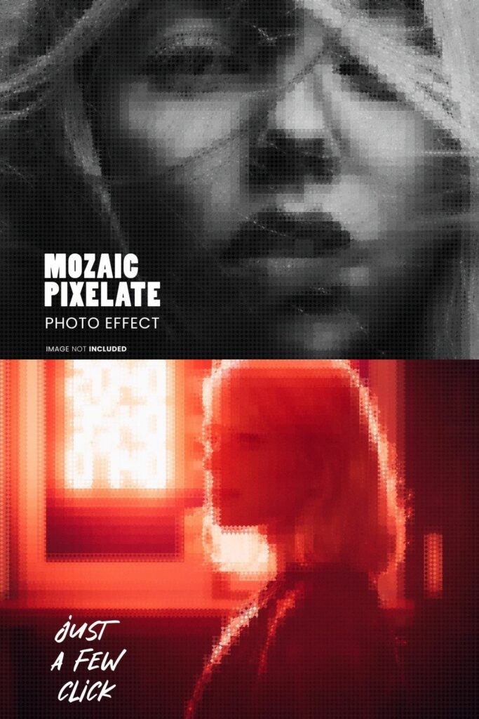 Mosaic Pixelate Photo Effect – MasterBundles