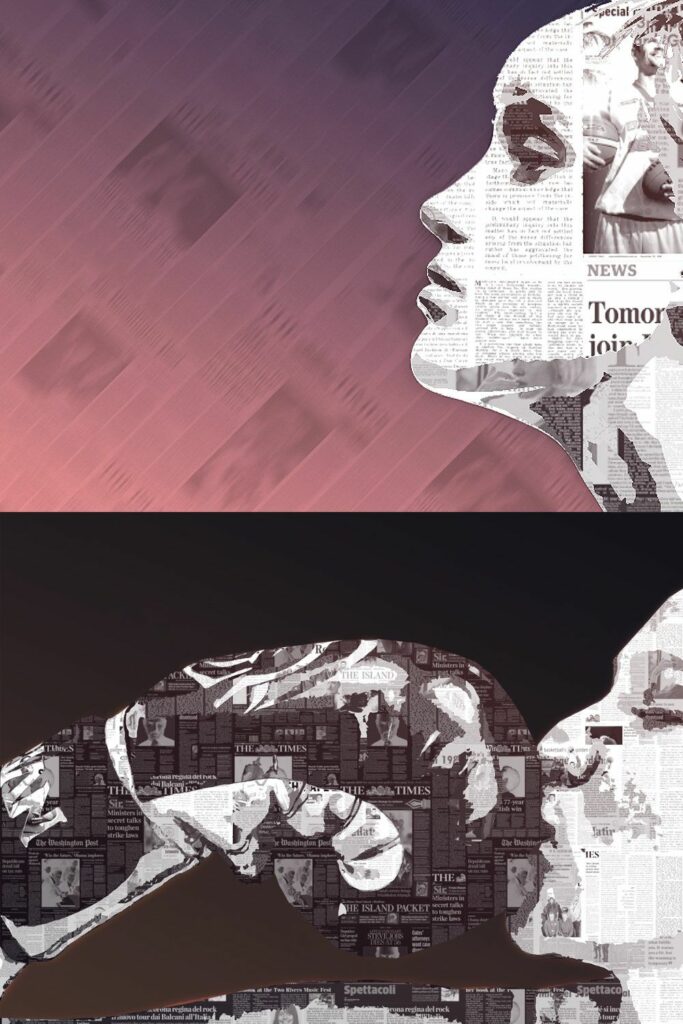 Newspaper Portrait PS Action – MasterBundles