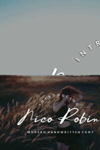 Nico robin hand written font – MasterBundles