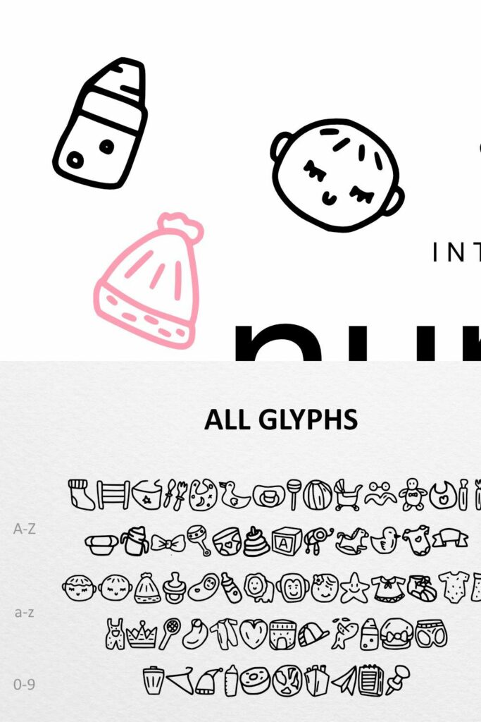 Nursery Dingbat – MasterBundles