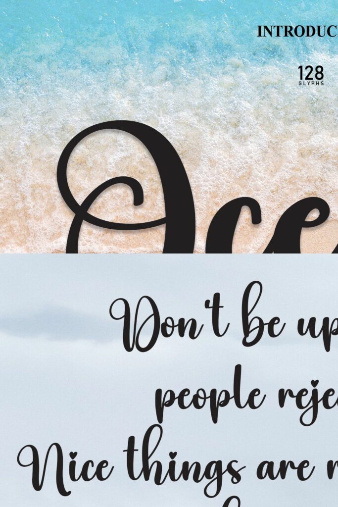 Ocean | Script Font – MasterBundles